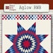 The Aglow RWB Red, White, Blue Quilt Quilting Pattern From Nancy Rink ...