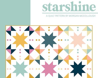 Starshine MM-008 PAPER Quilt Pattern for Modernly Morgan - Etsy