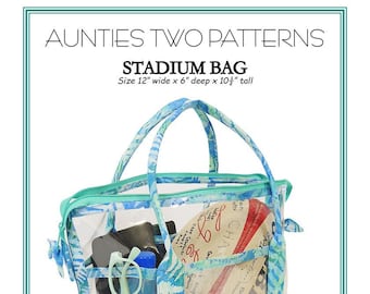 Clear Stadium Bag Pattern - Etsy