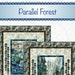 Parallel Forest Quilt Quilting Pattern, From Bound to Be Quilting NEW ...