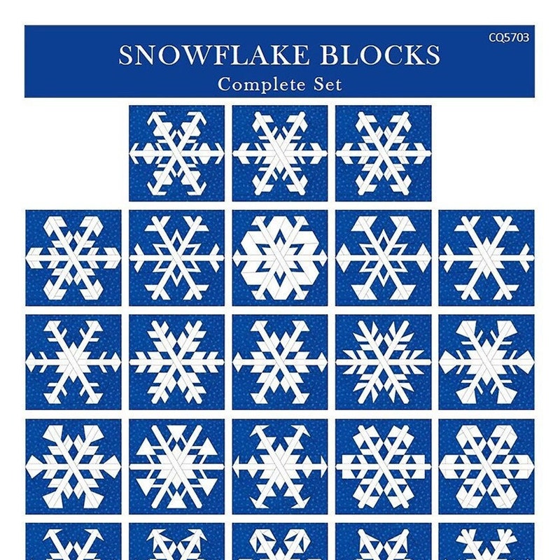 Snowflake Quilt Kit - Etsy