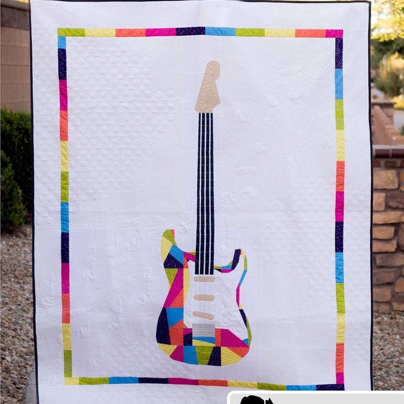 Guitar Quilt Pattern - Etsy