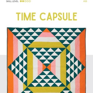 Time Capsule Quilt Quilting Pattern, From Toad and Sew BRAND NEW ...