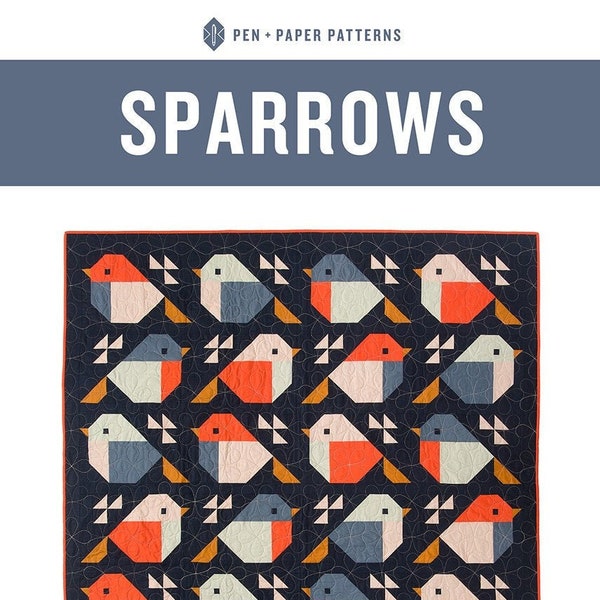 Sparrow Quilt Pattern - Etsy