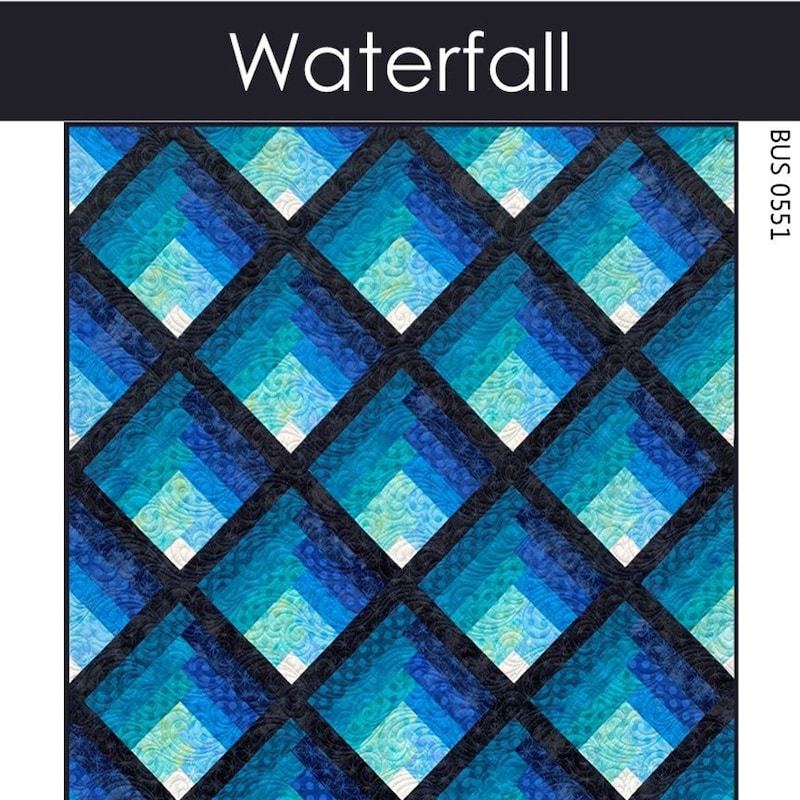 Waterfall Quilt Pattern Pdf - Etsy