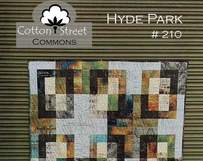Hyde Park Quilt Quilting Pattern From Cotton Street Commons - Etsy