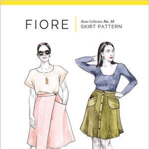 Fiore Skirt Sewing Pattern, Sizes 0-20, From Closet Core Pattern BRAND ...