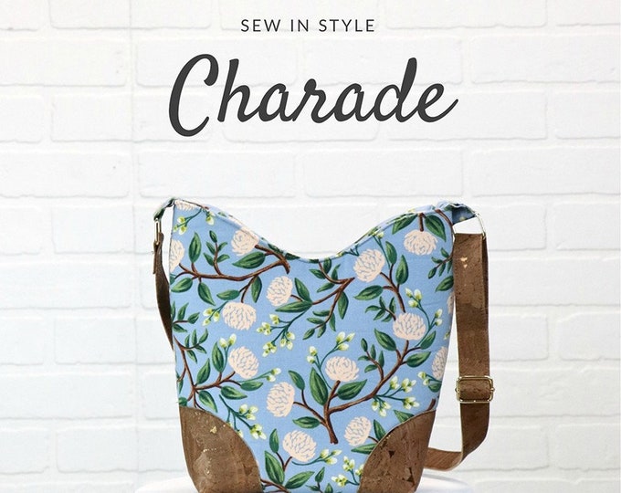 Charade Curvy Purse Bag Tote Sewing Pattern From Sallie Tomato - Etsy