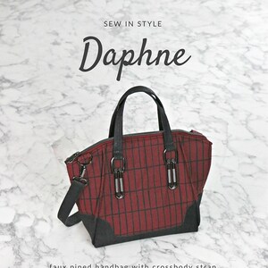 Daphne Bag Purse Tote Sewing Pattern From Sallie Tomato BRAND NEW ...