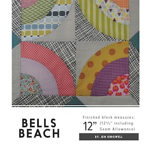 Bells Beach Tempter Quilt Quilting Pattern From Jen Kingwell Designs ...