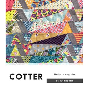 Cotter Tempter Quilt Pattern, Acrylic Template Included From Jen ...