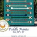 Paddle Mania Boat Oars Quilt Quilting Pattern, From Quiltfox Designs ...