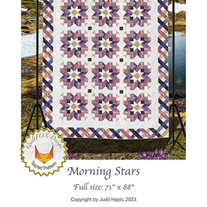 Morning Stars Quilt Quilting Pattern, From Quiltfox Designs BRAND NEW ...