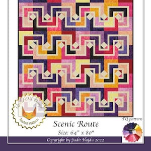 Scenic Route Quilt Quilting Pattern, From Quiltfox Designs BRAND NEW ...