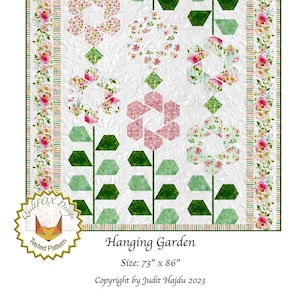 Hanging Garden Sweet Surrender Quilt Quilting Pattern, From Quiltfox ...