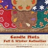 Primitive Machine Embroidery Design-harvest Moon Candle Mat-6 Inch ...