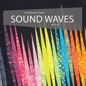 Sound Waves Quilt Quilting Pattern, From Tamarinis Patterns BRAND NEW ...
