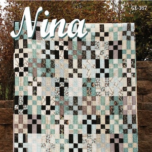 Nina Quilt Pieced Quilting Pattern From G.E. Quilt Designs BRAND NEW ...