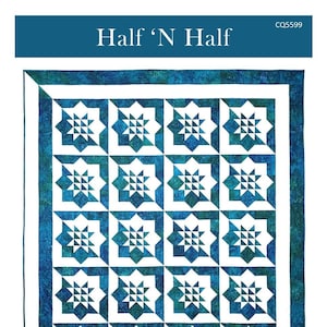 Half and Half Quilt Quilting Pattern, From Canuck Quilter Designs BRAND ...