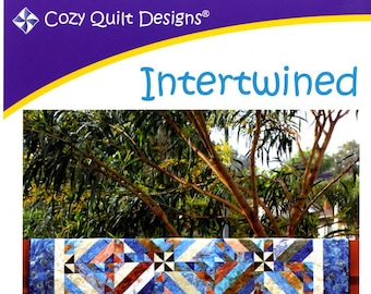 Chain Link Quilt Quilting Pattern, A Cozy Strip Club Pattern for 2 1/2 ...