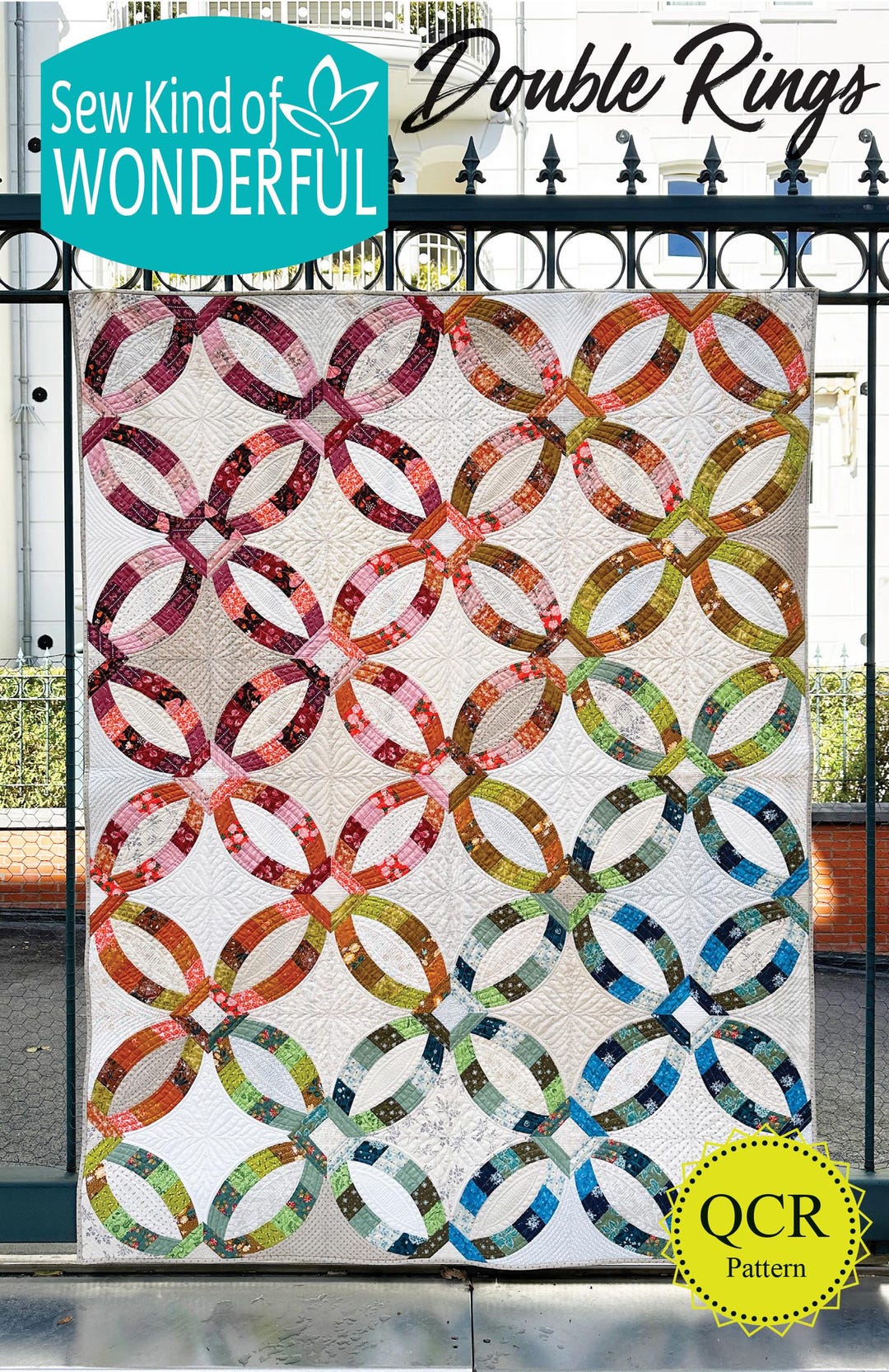 Double Rings Quilt, A Pieced Quilting Pattern by Sew Kind of Wonderful ...