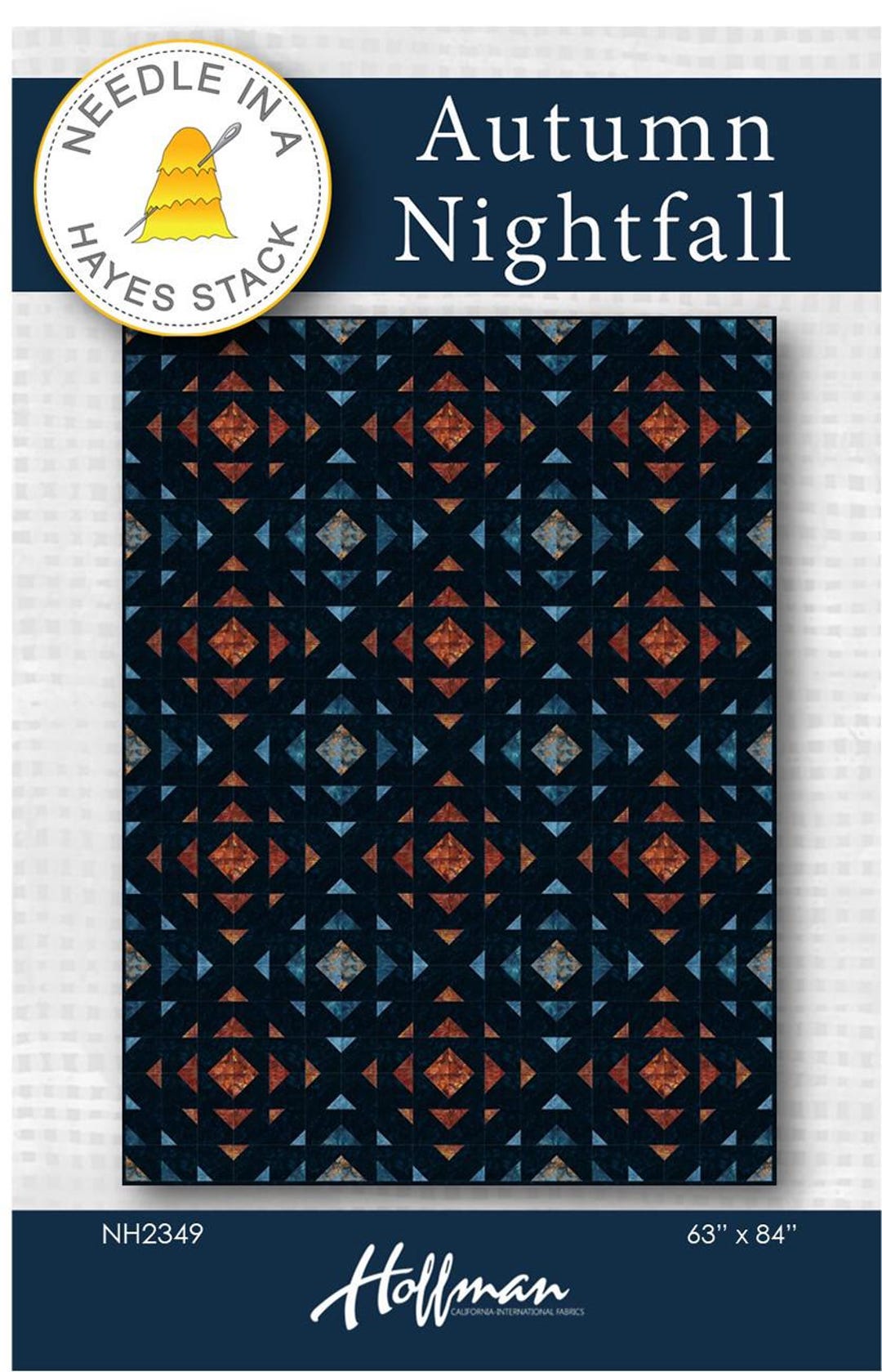 Autumn Nightfall Quilt Quilting Pattern, From Needle in A Hayes Stack BRAND NEW, Please See ...