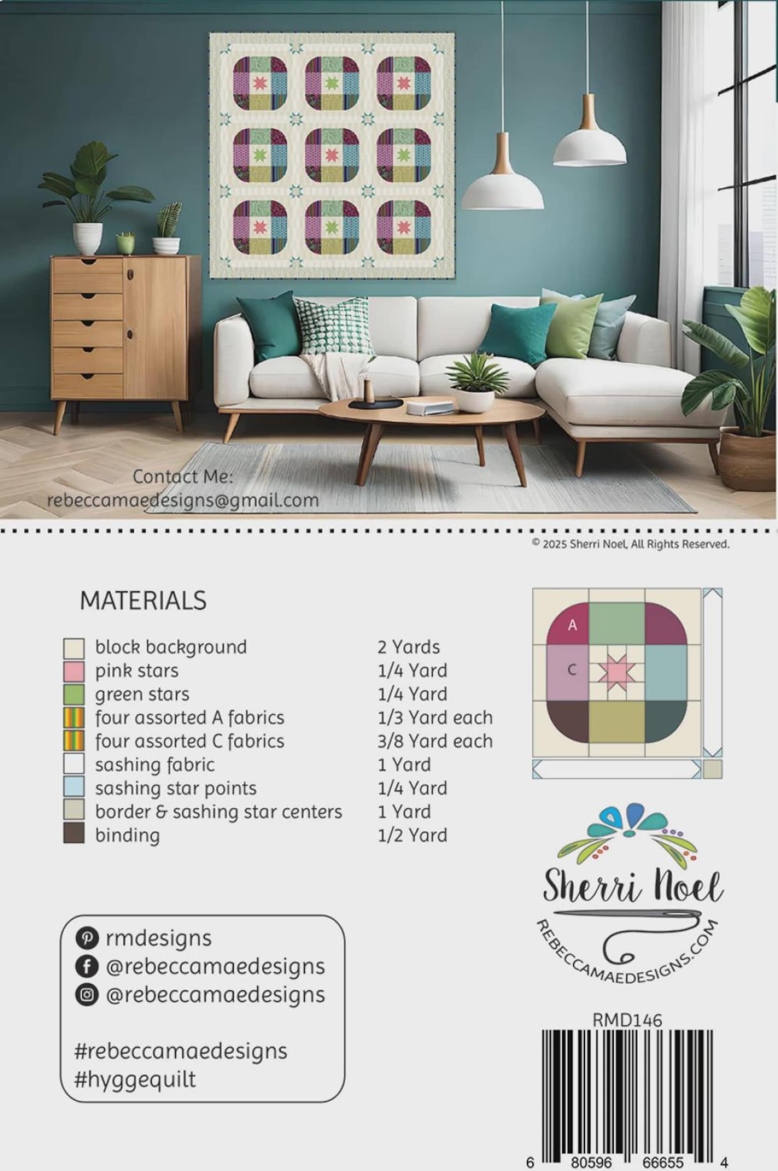 Hygge Quilt Pattern, From Rebecca Mae Designs BRAND NEW, Please See ...