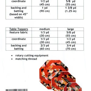 Spirals Placemats and Table Topper Quilting Pattern, From Designs to ...
