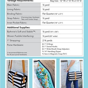 Camden Street Satchel Sewing Pattern From Knot and Thread Designs BRAND ...