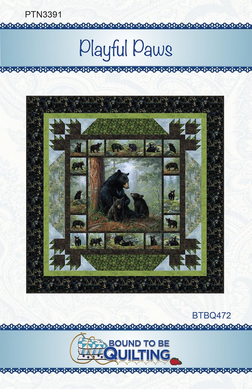 Playful Paws Quilt Pattern, From Bound to Be Quilting BRAND NEW, Please ...