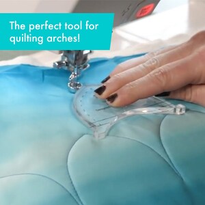 Archie Machine Quilting Tool Template Ruler From Creative Grids USA ...