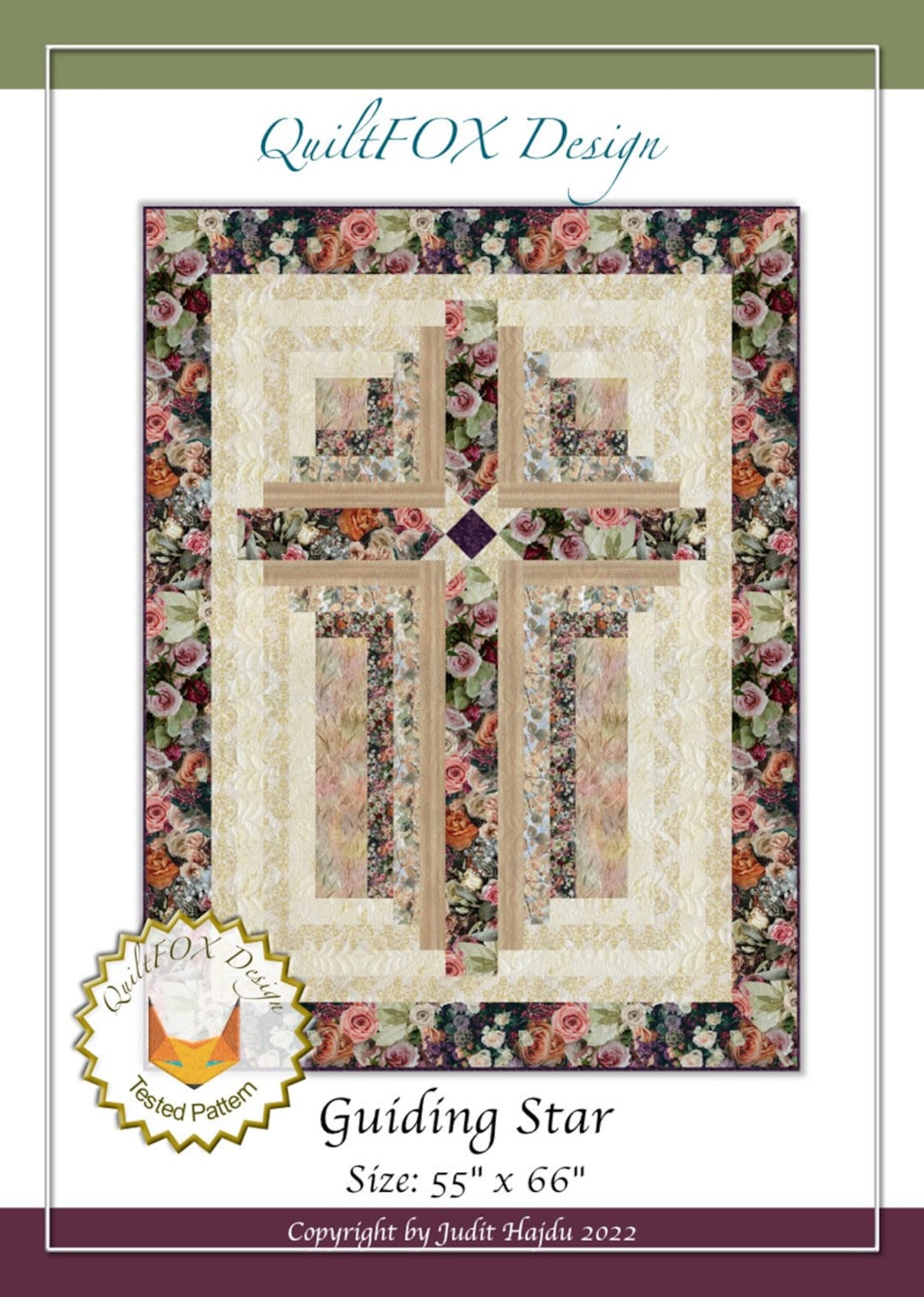 Guiding Star Quilt Quilting Pattern, From Quiltfox Designs BRAND NEW ...