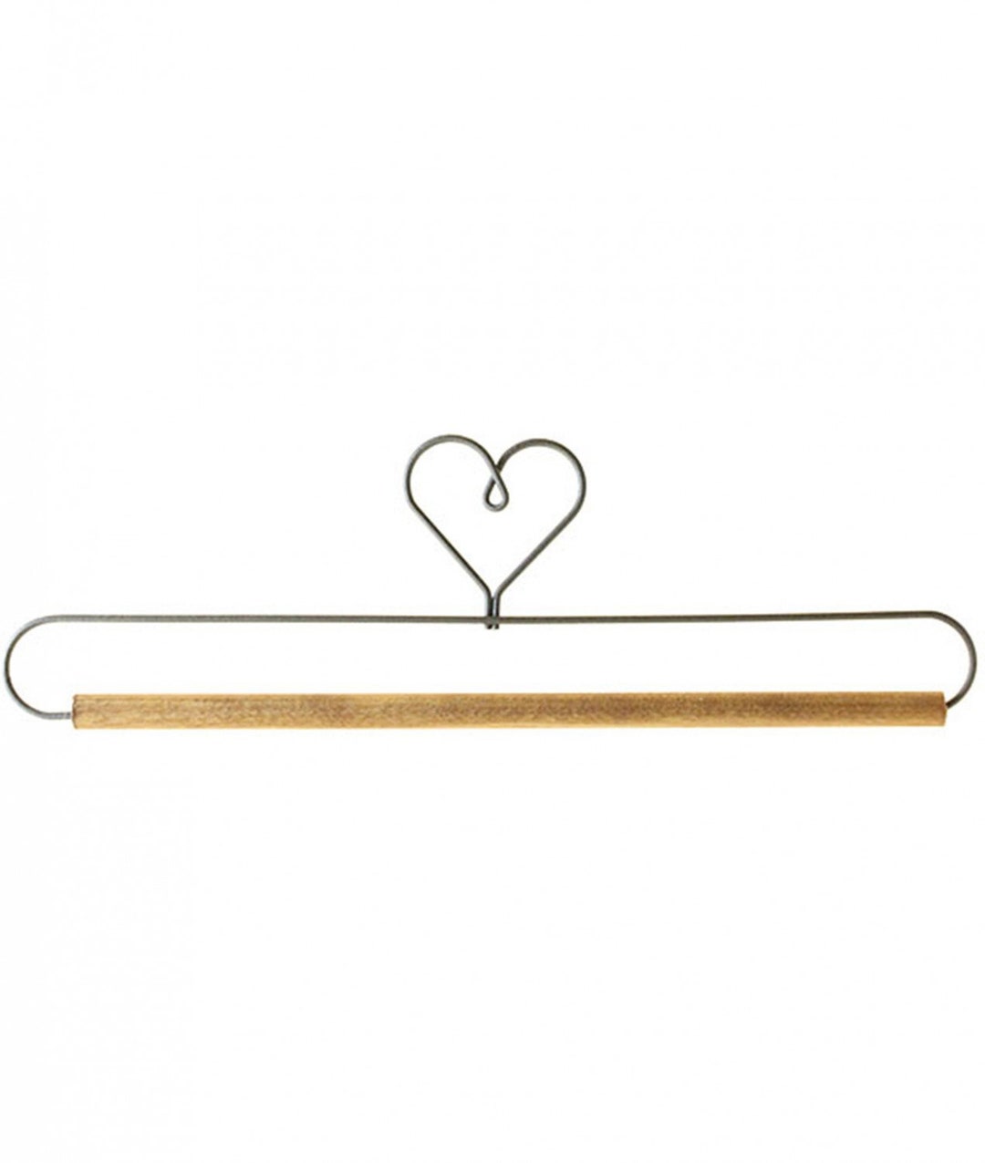 9 Inch Heart Project Holder or Quilt Hanger Dark Gray Metal With Wooden ...