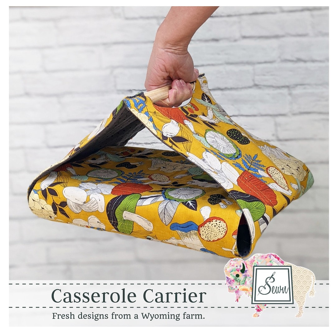 Casserole Carrier Sewing Pattern, From Sewn Wyoming BRAND NEW, Please ...