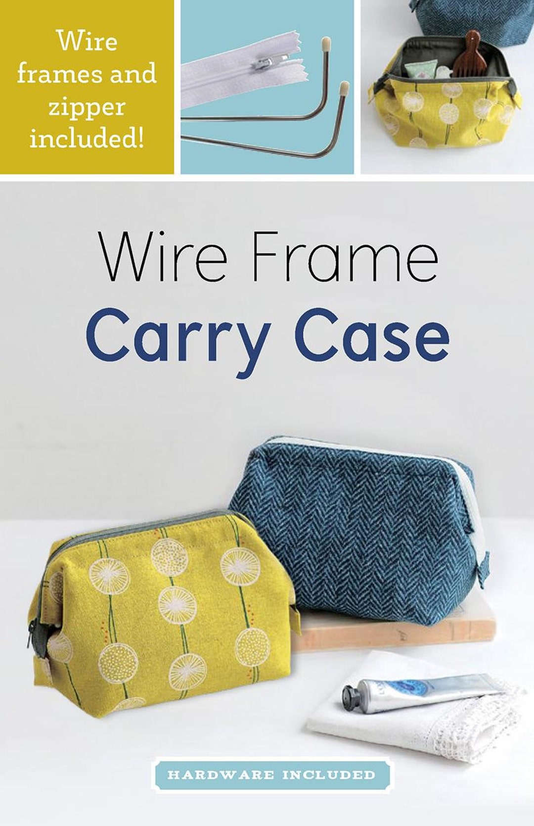 Wire Frame Carry Case Kit Sewing Pattern From Zakka Workshop BRAND NEW ...
