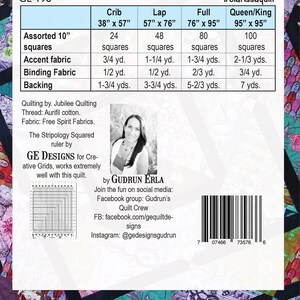 Clarissa Quilt Pieced Quilting Pattern From G.E. Quilt Designs BRAND ...