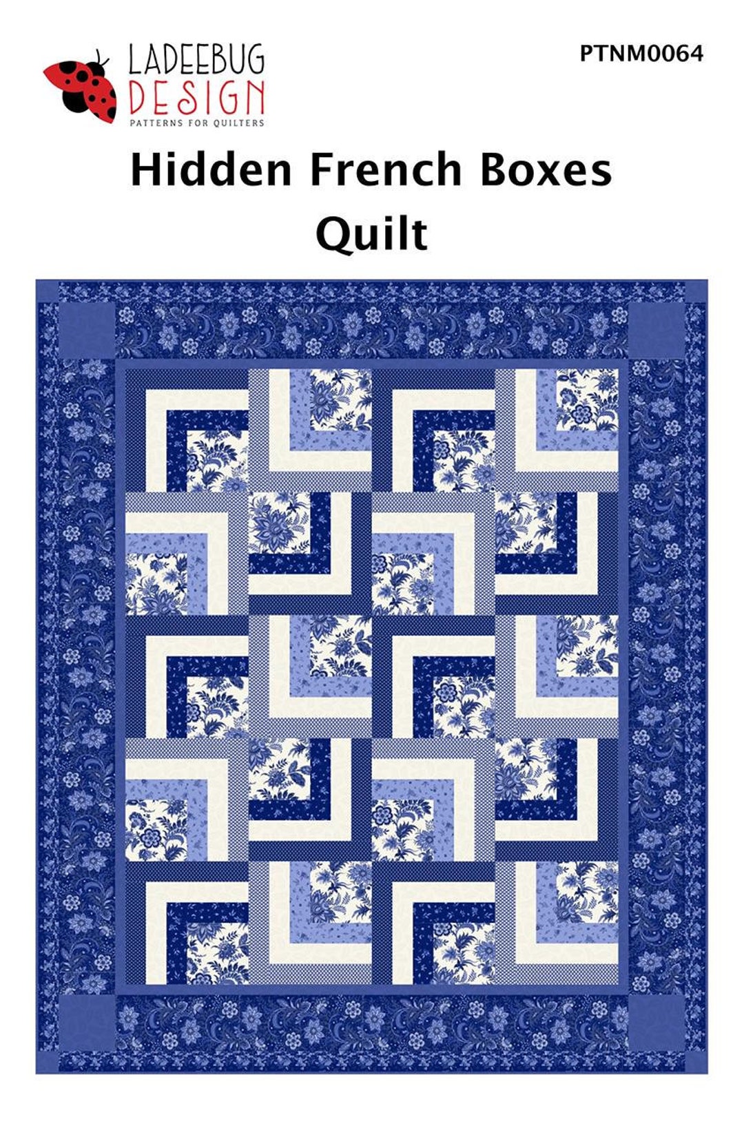 Hidden French Boxes Quilt Quilting Pattern, From Ladeebug Designs BRAND ...