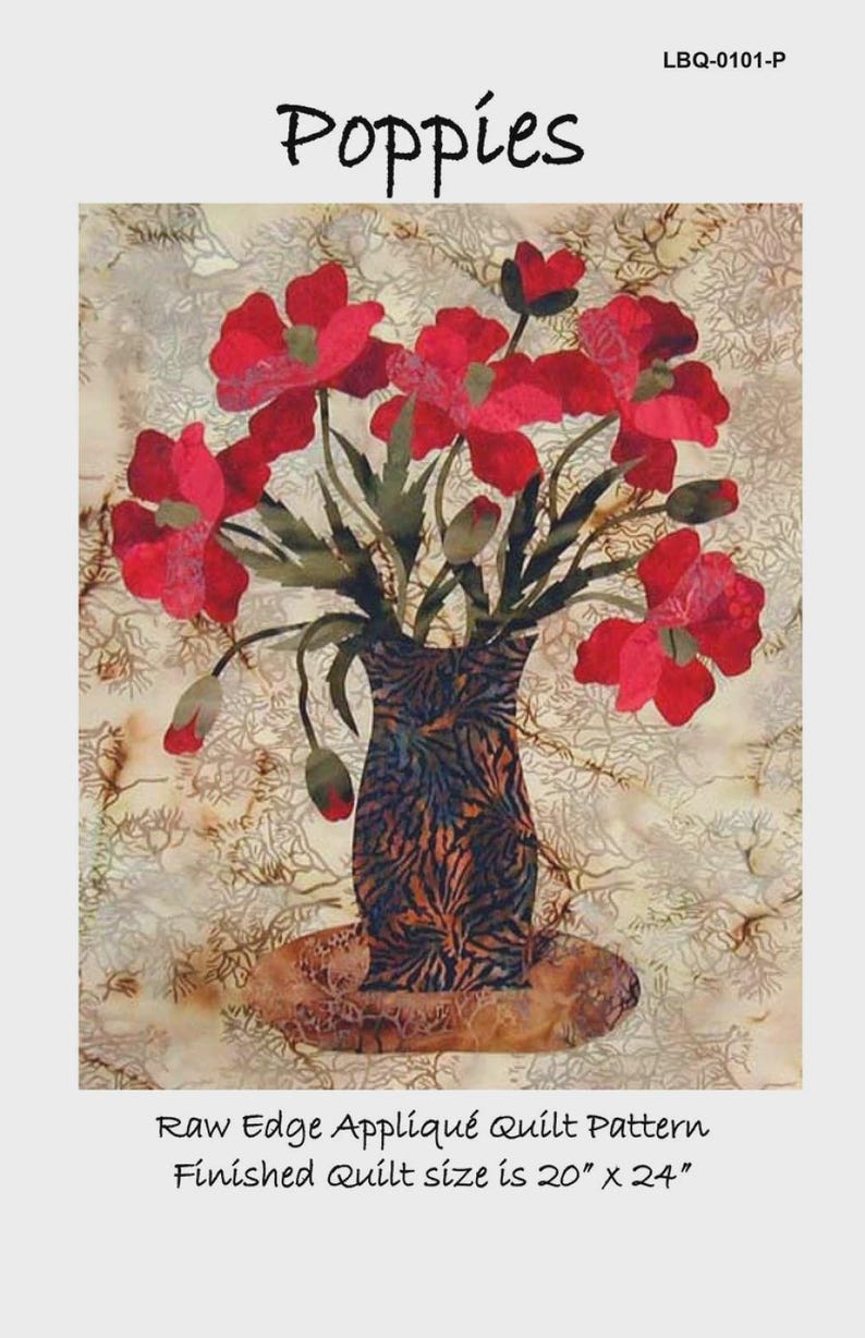Poppies Quilt Quilting Pattern From Laundry Basket Quilts BRAND NEW ...
