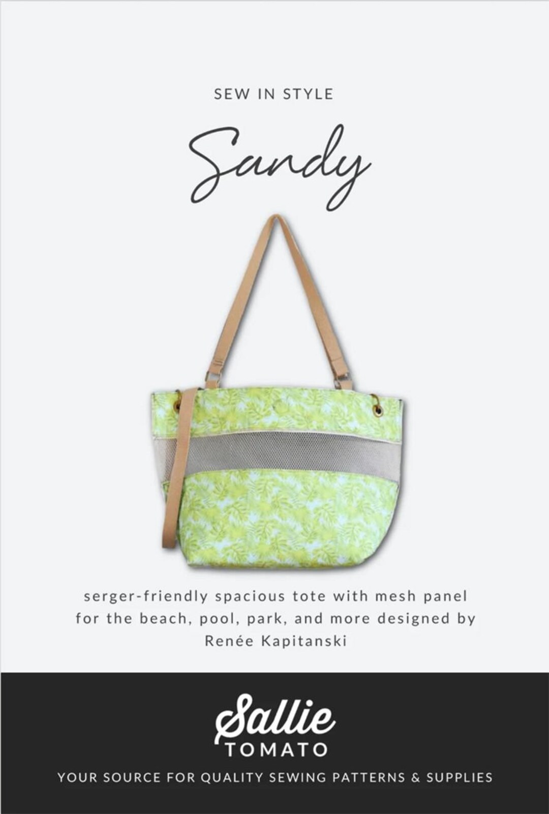 Sandy Tote Sewing Pattern From Sallie Tomato BRAND NEW, Please See Item ...