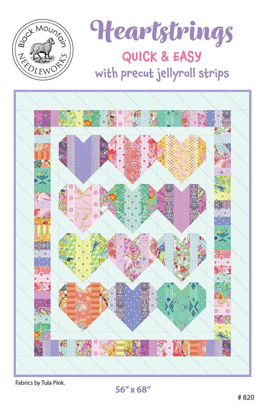 Heartstrings Quilt Quilting Pattern, From Black Mountain Needle Works, Please See Description ...