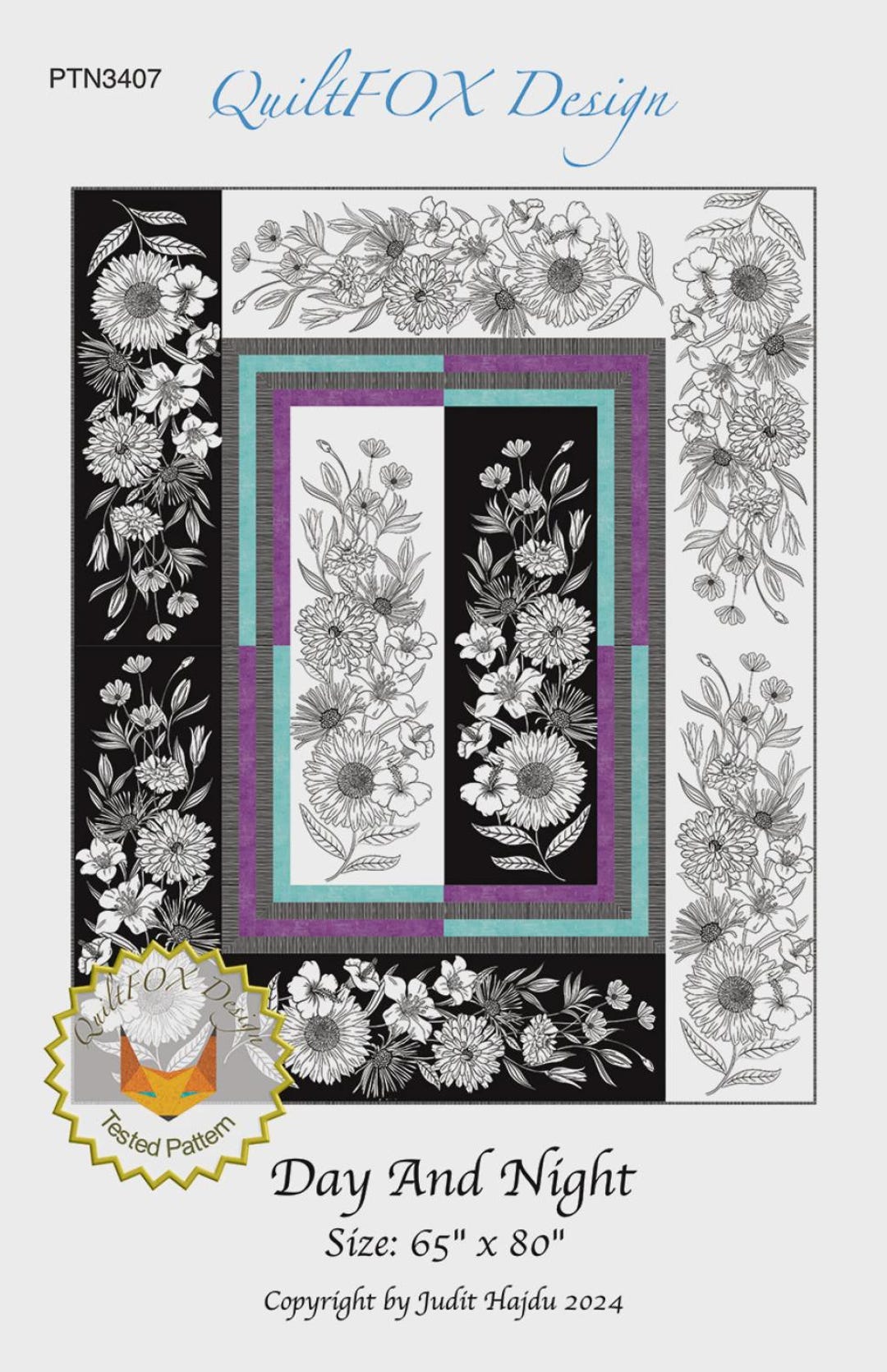 Day and Night Quilt Quilting Pattern, From Quiltfox Designs BRAND NEW ...