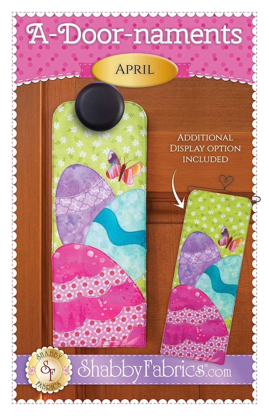 April A-door-naments Easter Eggs Sewing and Applique Pattern From ...