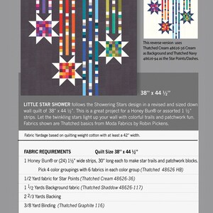 Little Star Shower Quilt Quilting Pattern From Robin Pickens Quilt ...