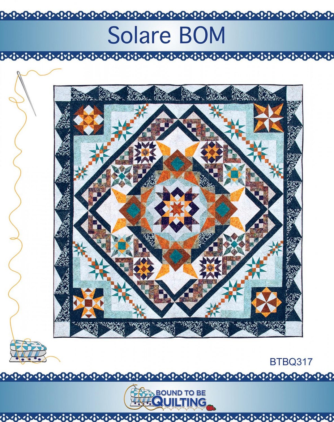 Solare Quilt Pattern, From Bound to Be Quilting BRAND NEW, Please See ...