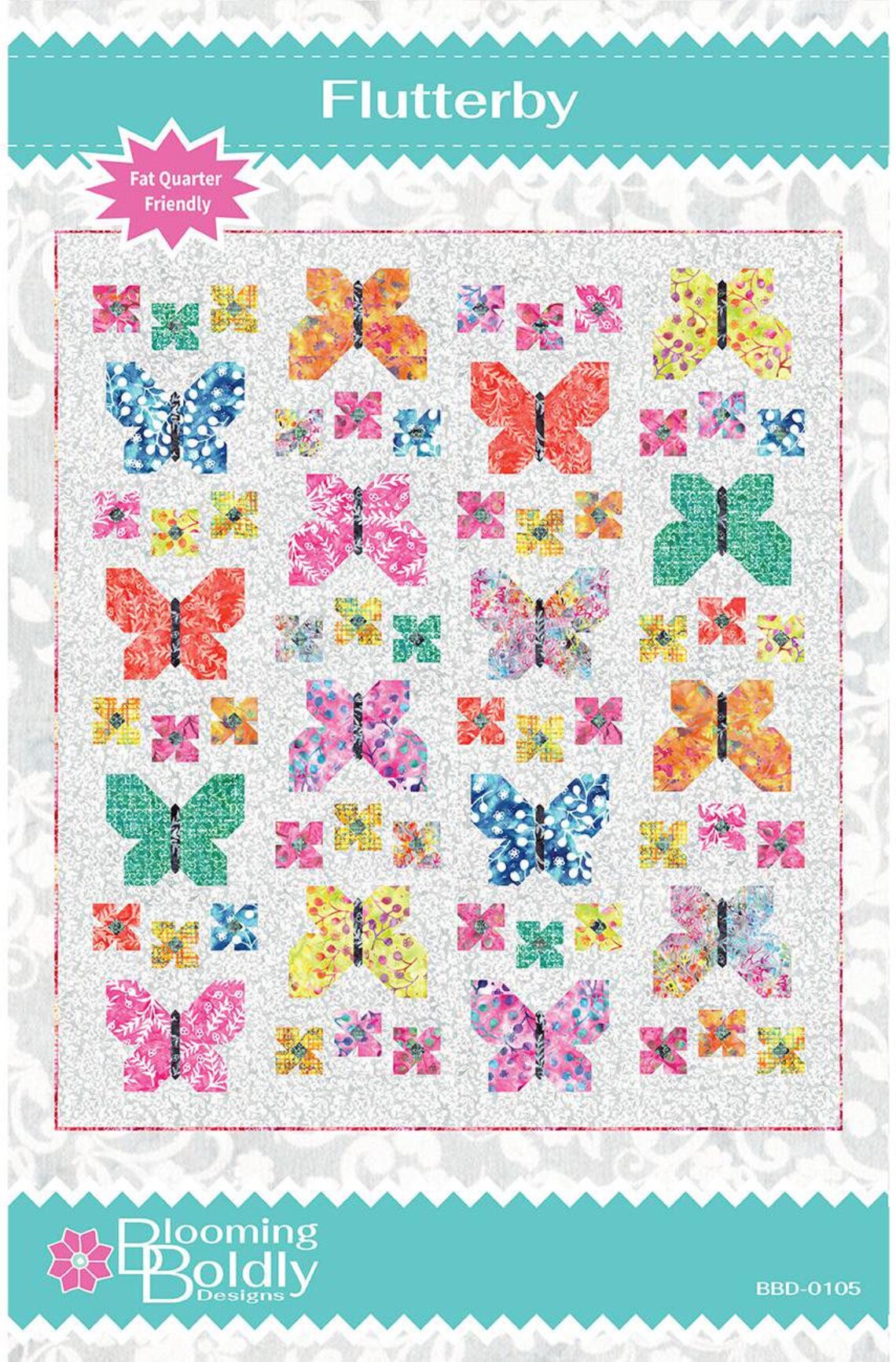 Flutterby Quilt Quilting Pattern From Blooming Boldly BRAND NEW, Please ...
