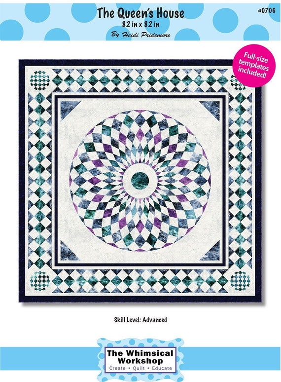 The Queen's House Quilt Quilting Pattern From the - Etsy