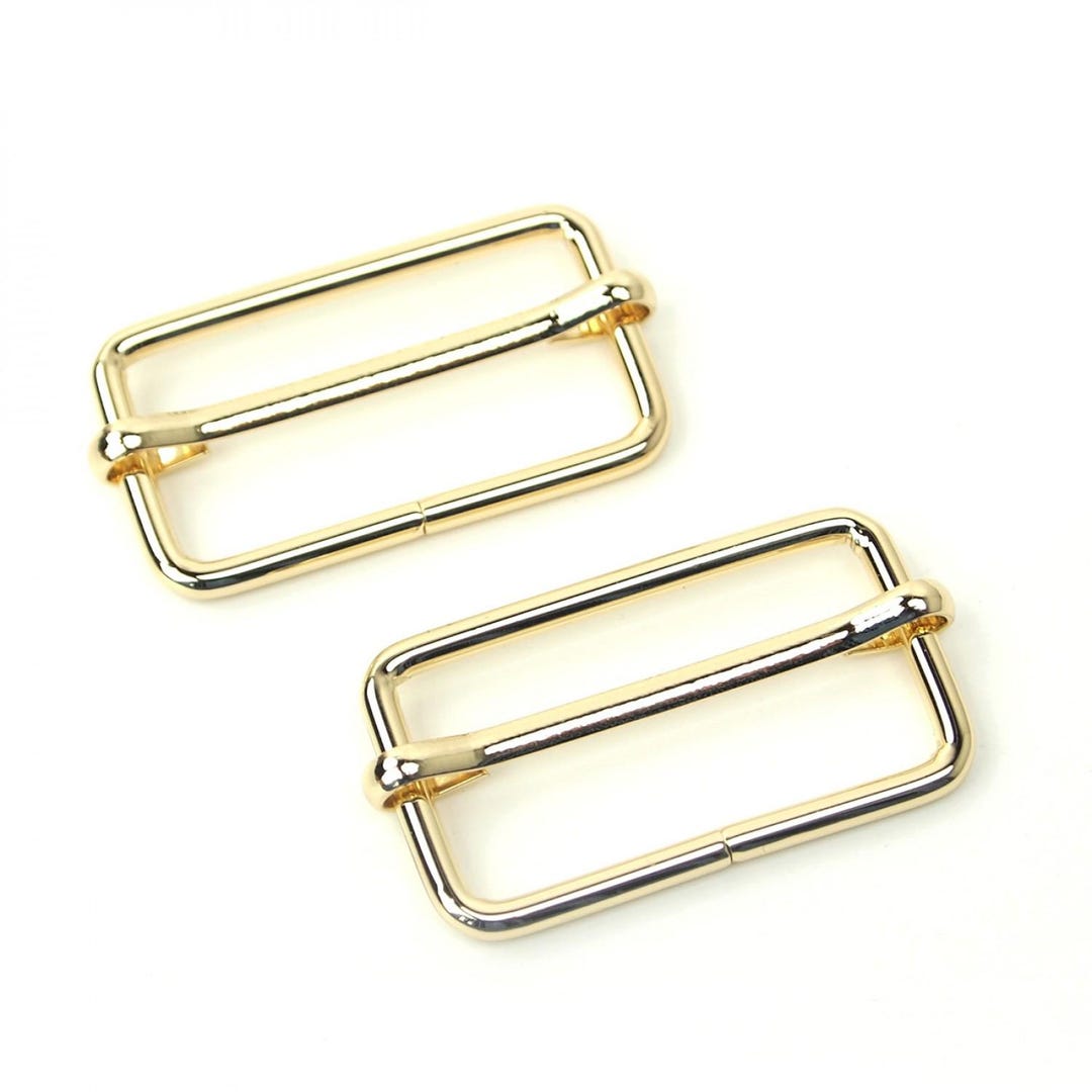 2 Pack of Slider Buckles 1 1/2 Inch Size, Choose From 6 Colors, From ...