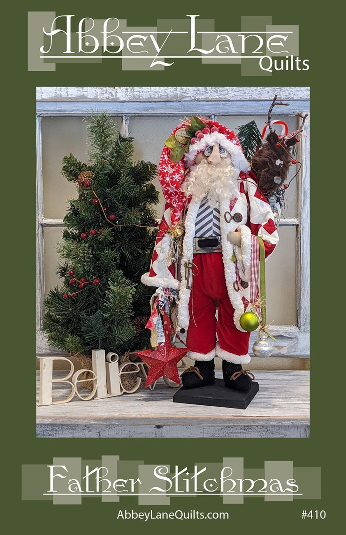 Father Stitchmas Santa Sewing and Craft Pattern From Abbey - Etsy