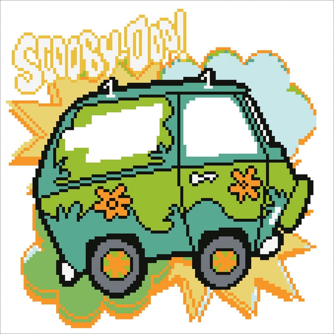 Scooby Doo Mystery Machine Diamond Art Painting Kit From - Etsy Canada