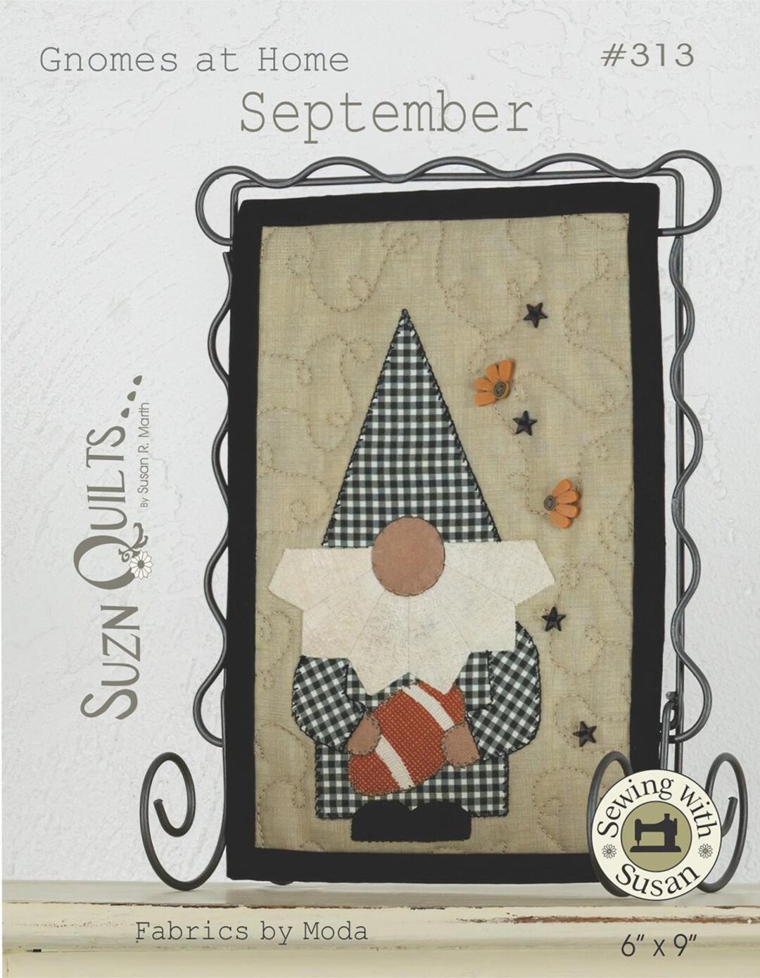 Gnomes at Home September Sewing and Quilting Pattern, From Suzn Quilts ...